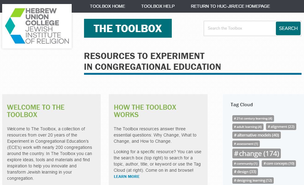 The Toolbox | The Jewish Educator Portal