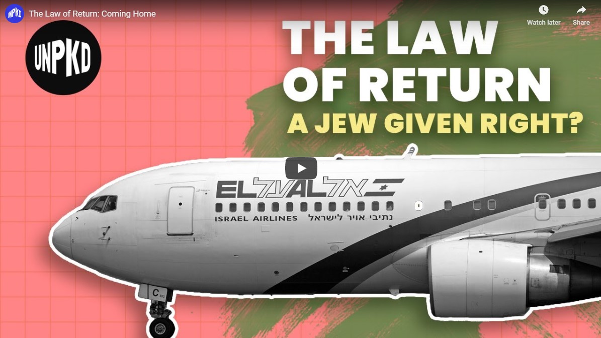 The Law of Return; A Jew Given Right? | The Jewish Educator Portal