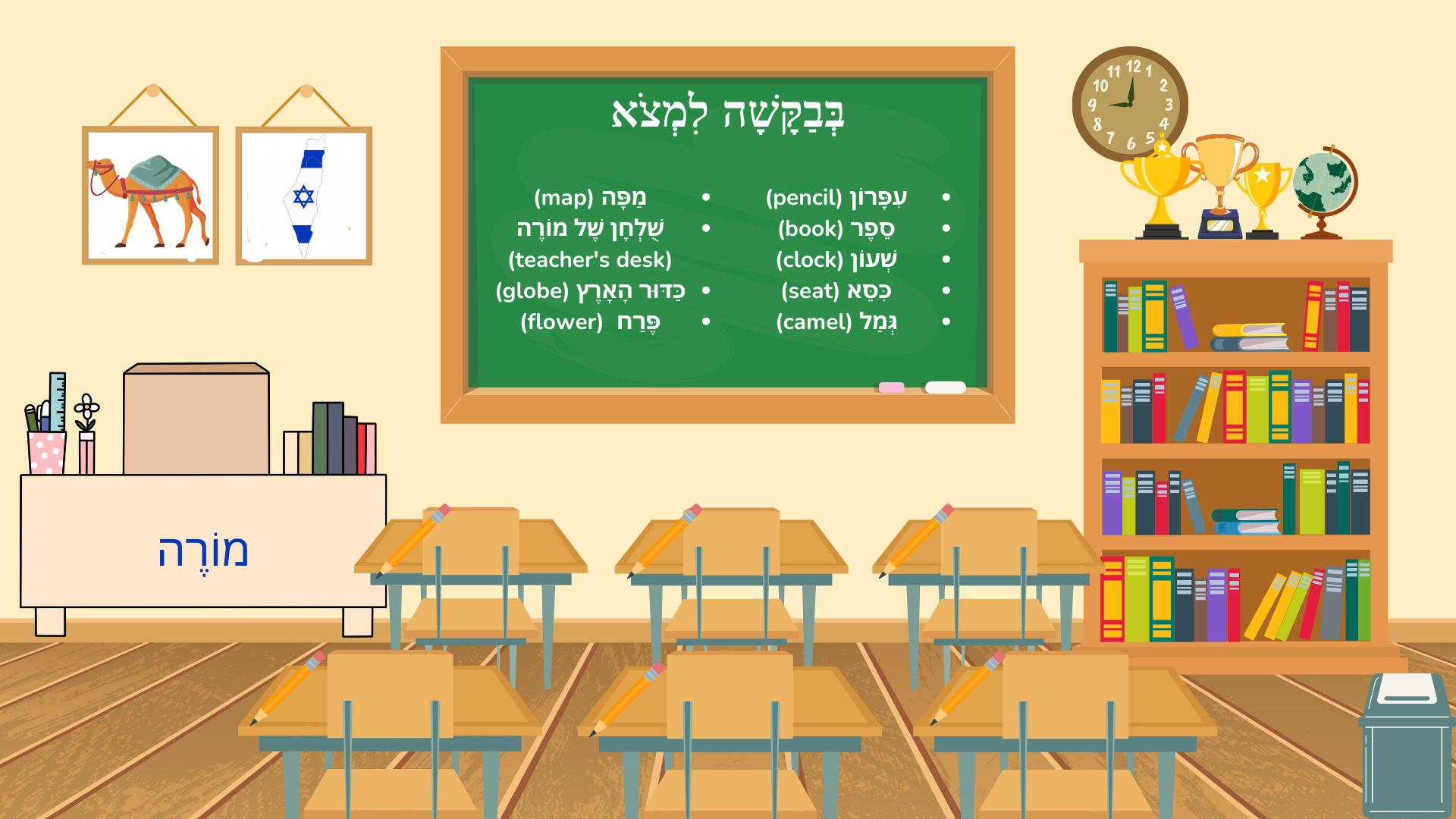 Hebrew Scavenger Hunt in the Classroom | The Jewish Educator Portal