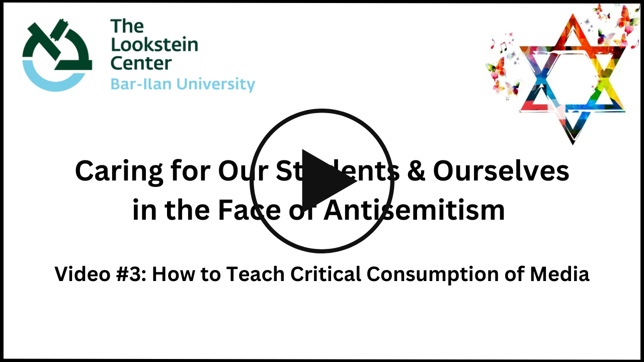 How to Teach Critical Consumption of Media | The Jewish Educator Portal