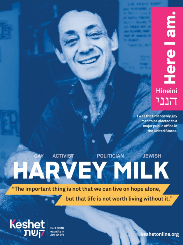 Jewish LGBTQIA+ Hero Poster Series Curriculum: Harvey Milk | The Jewish ...