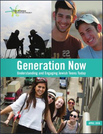 Generation Now | The Jewish Educator Portal